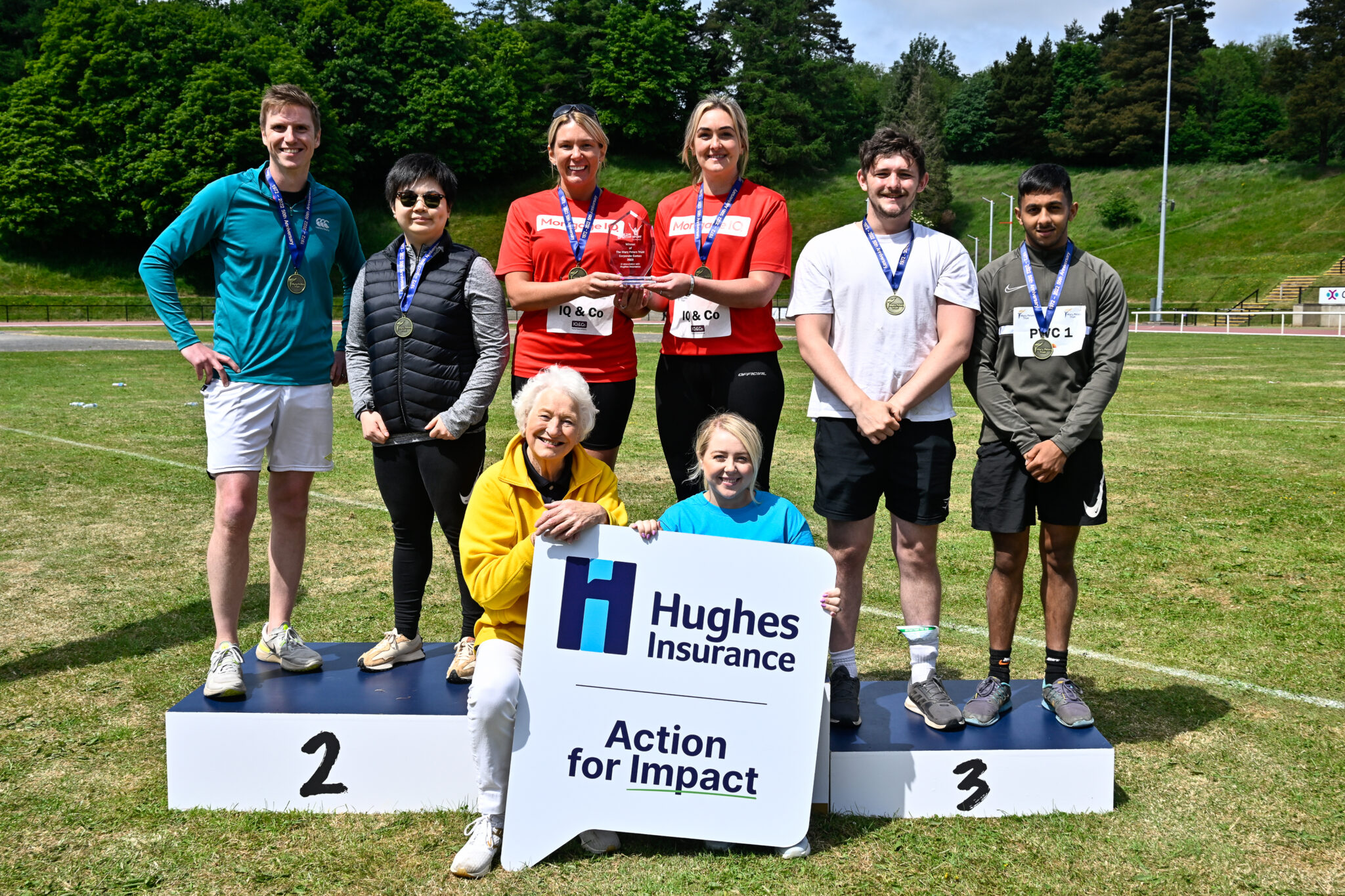 HUNDREDS TURN OUT IN SUPPORT OF THE MARY PETERS TRUST CORPORATE GAMES ...